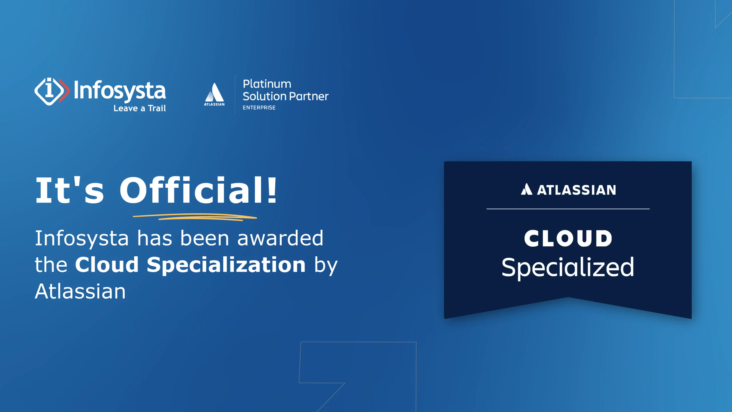 Atlassian Cloud Specialization attained by Infosysta